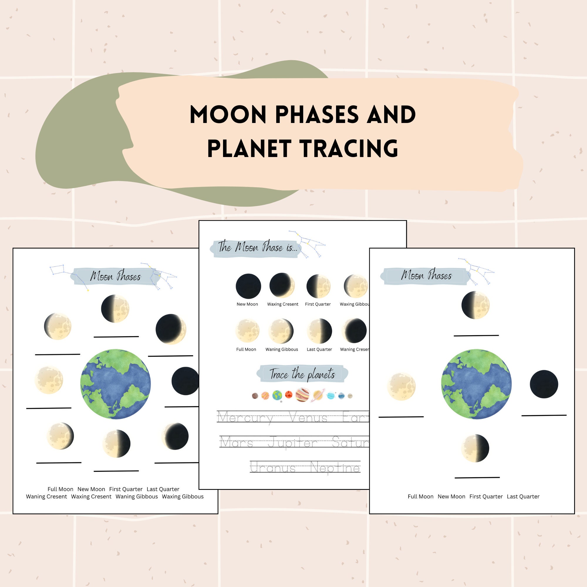 Elementary Morning Menu Bundle - Etsy