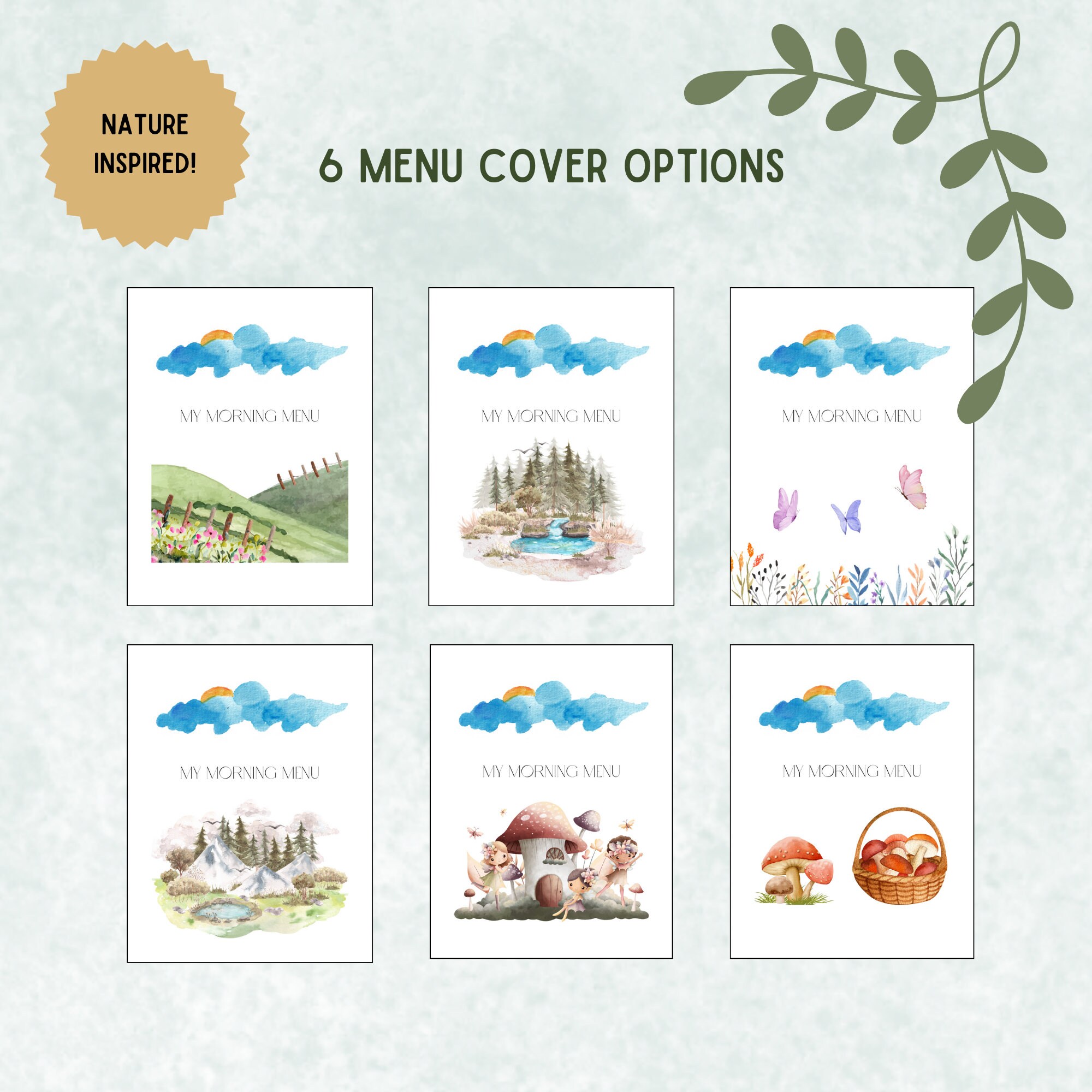 Ultimate Pre-k Morning Menu Bundle - Etsy