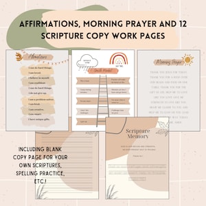 Elementary Morning Menu Bundle - Etsy