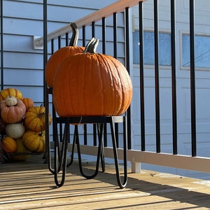 12" Tall Pumpkin Display Stand, Halloween Pumpkin Decoration, Halloween ...