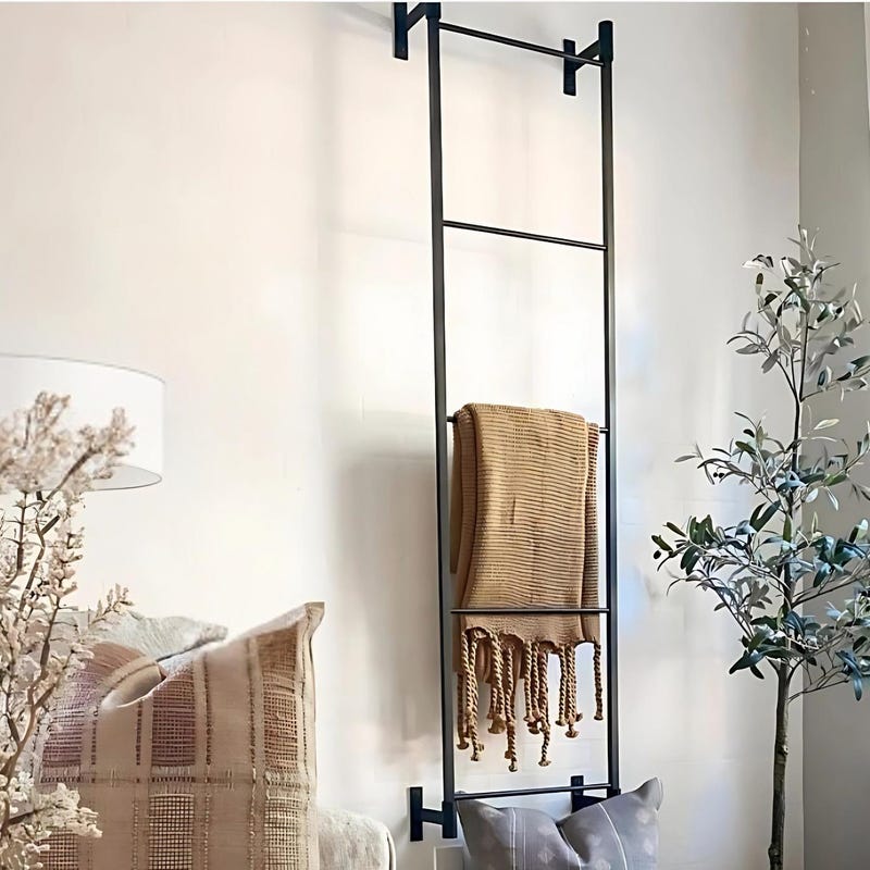 Wall Mounted Ladder Storage - Etsy