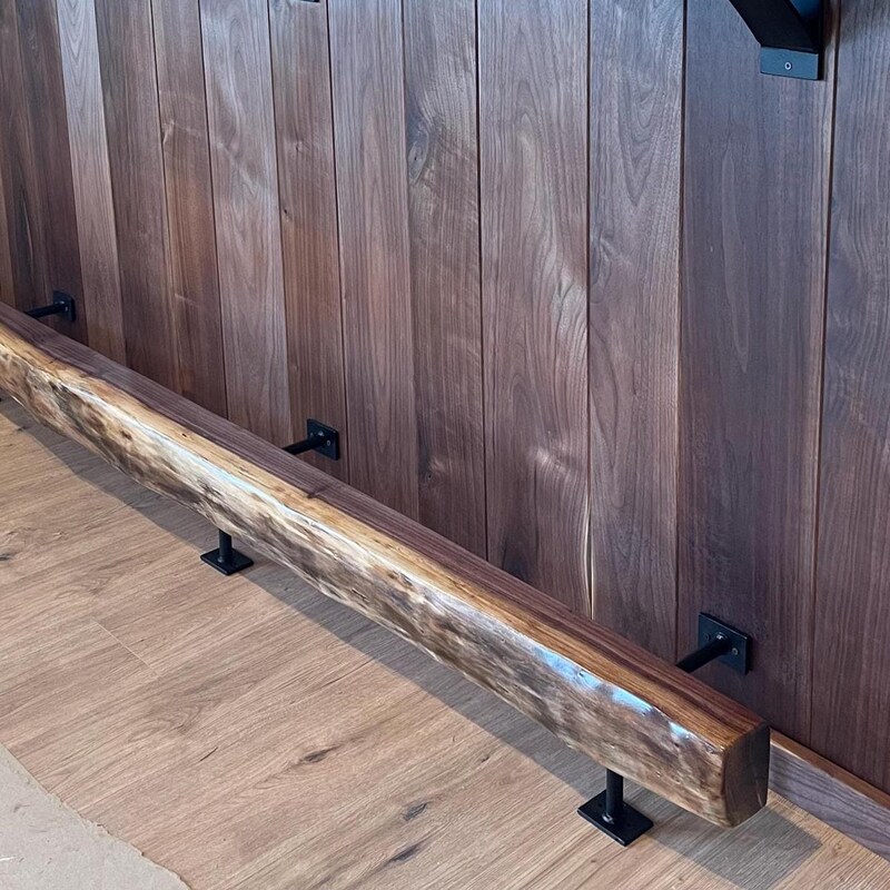 Black Foot Rail for Bar - Etsy