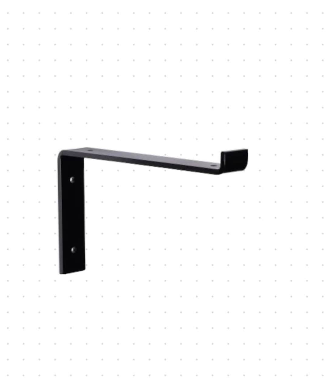 Z Bracket Heavy Duty, Black Z Shaped Bracket Steel, Rustic Z Mounting ...