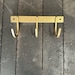 Industrial Farmhouse Steel Key Rack Utility Rack With Single J Hooks ...