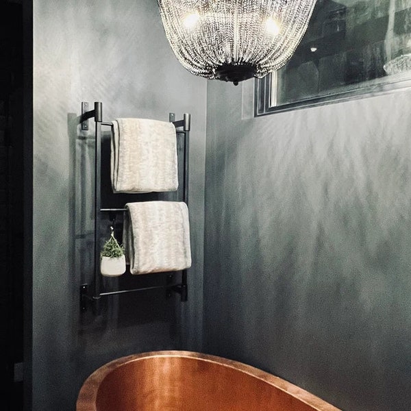 Ceiling Mounted Towel Rack - Etsy