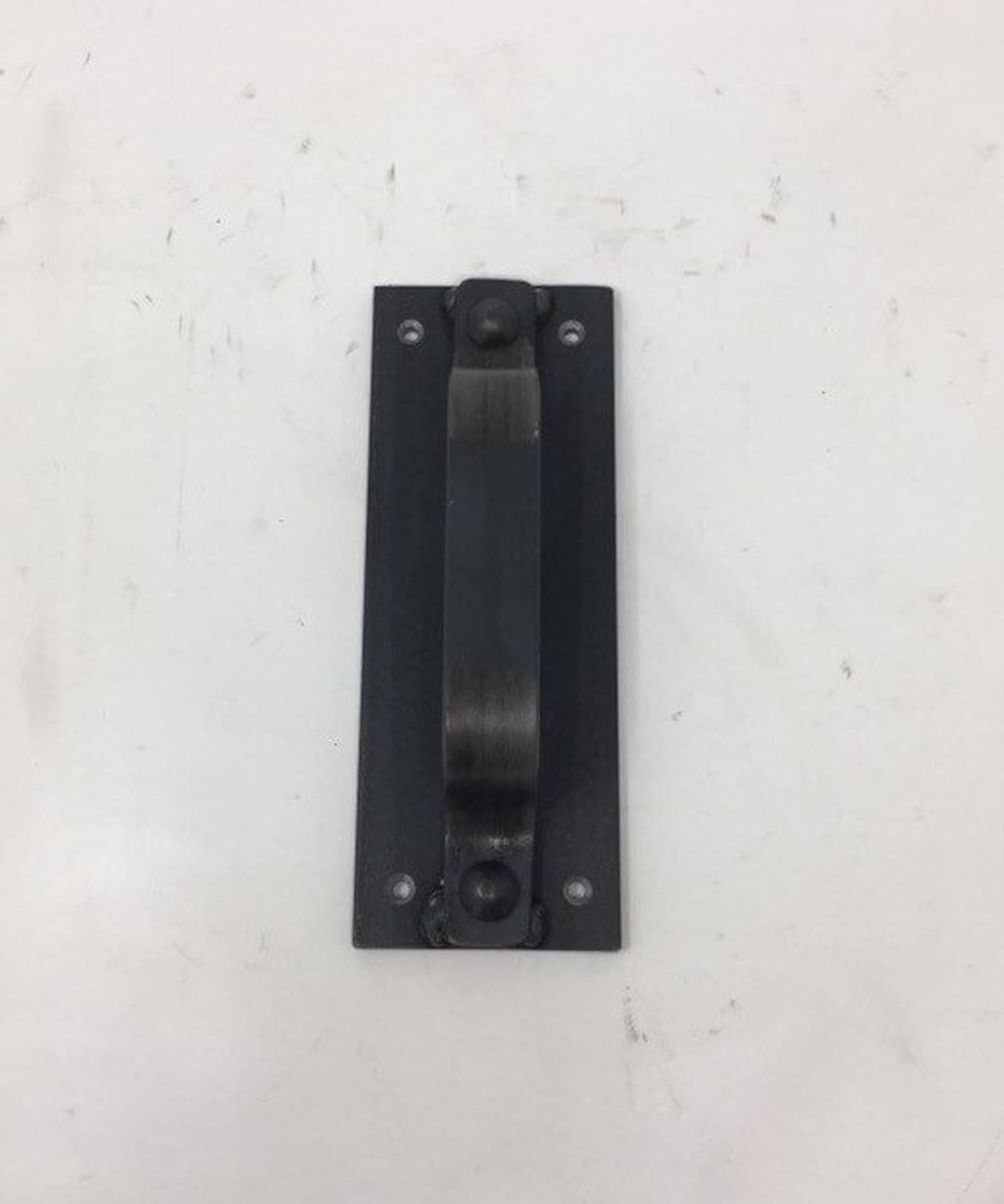 Black Metal Barn Door Handle, Industrial Farmhouse Pantry Door Pull - Etsy