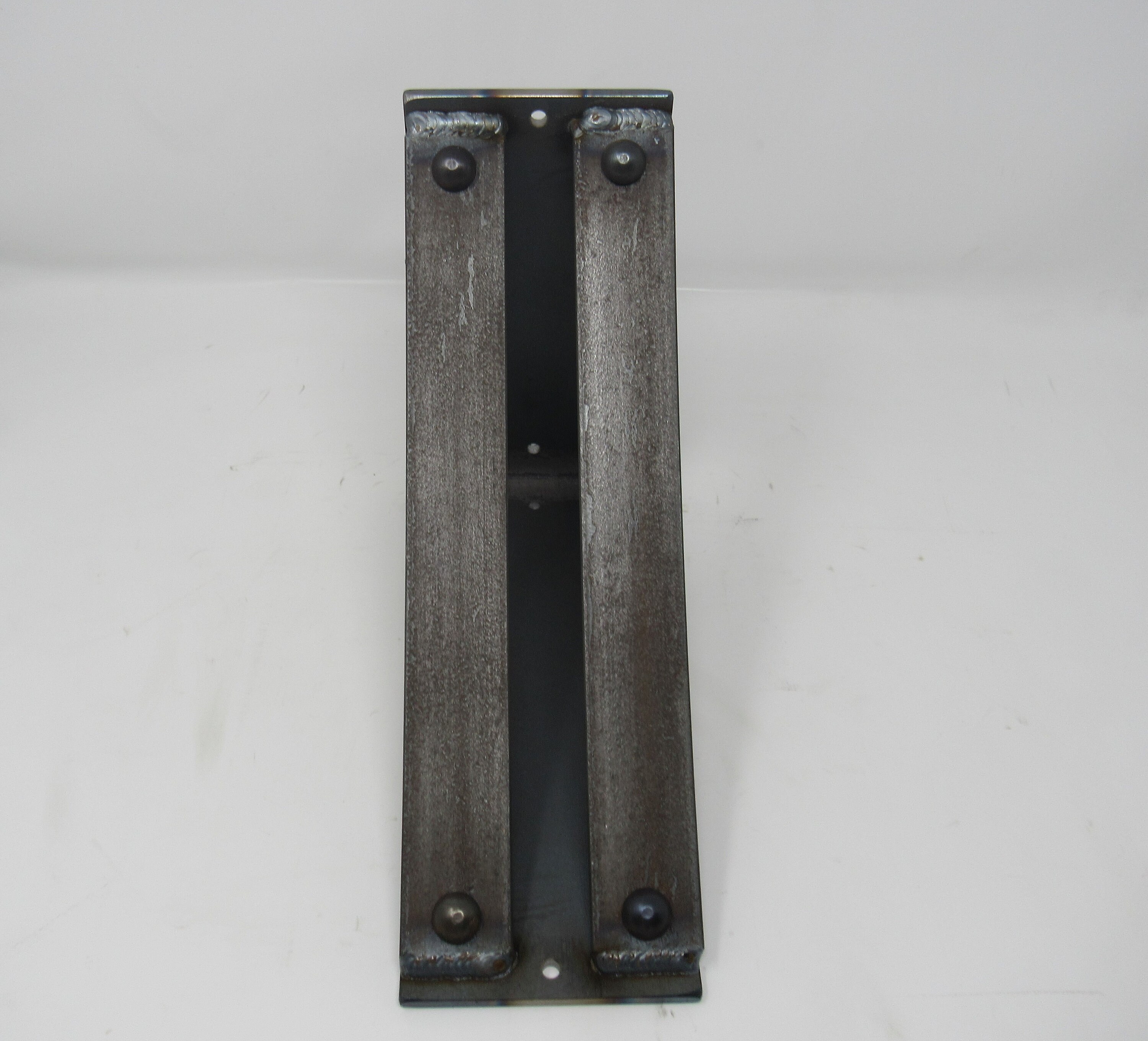 Metal Shelf Brackets 4 wide with double support bars -Rivets added
