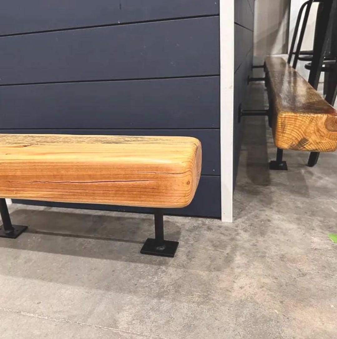 Handmade Bar Foot Rail Bracket: Steel Foot Rest Support - Etsy