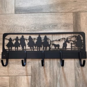 Yellowstone Decor Cowboy Coat Rack Ranch Decor Steel Western Coat ...