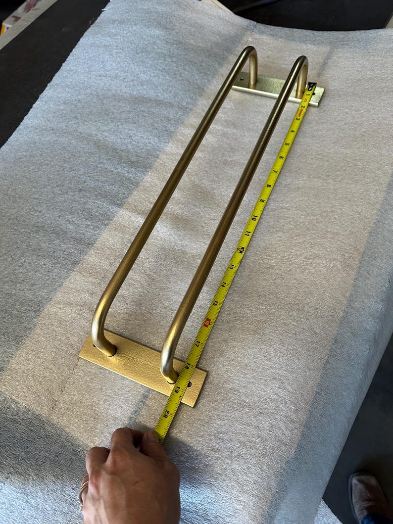 Wall Mounted Hand Towel Rack, Modern Bathroom Decor, USA Made - Etsy