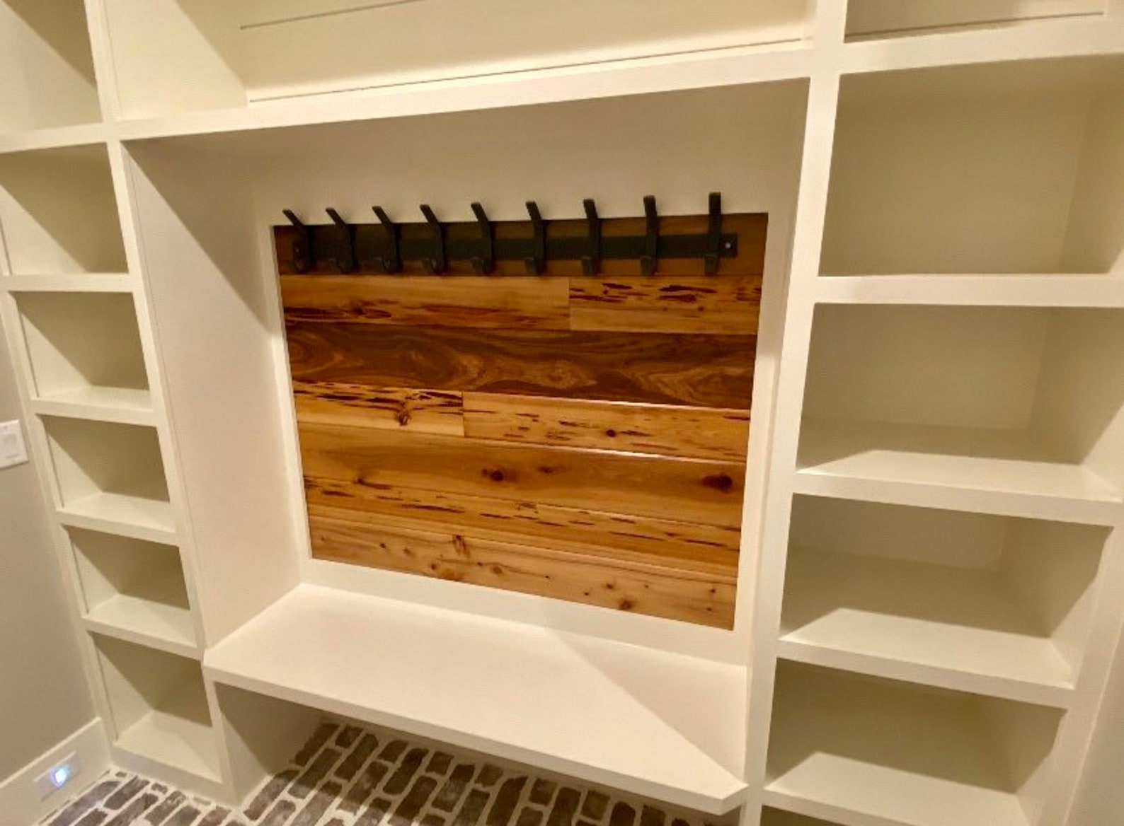 Wall Mounted Coat Rack With Hooks, Rustic Home Decor, Home Decor ...