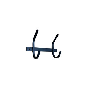 Handmade Meredith Petite Double J Hook Coat Rack - Industrial Farmhouse ...