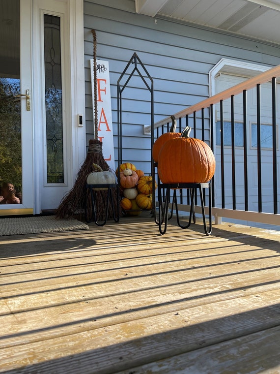 12 Tall Pumpkin Display Stand Halloween Pumpkin | Etsy