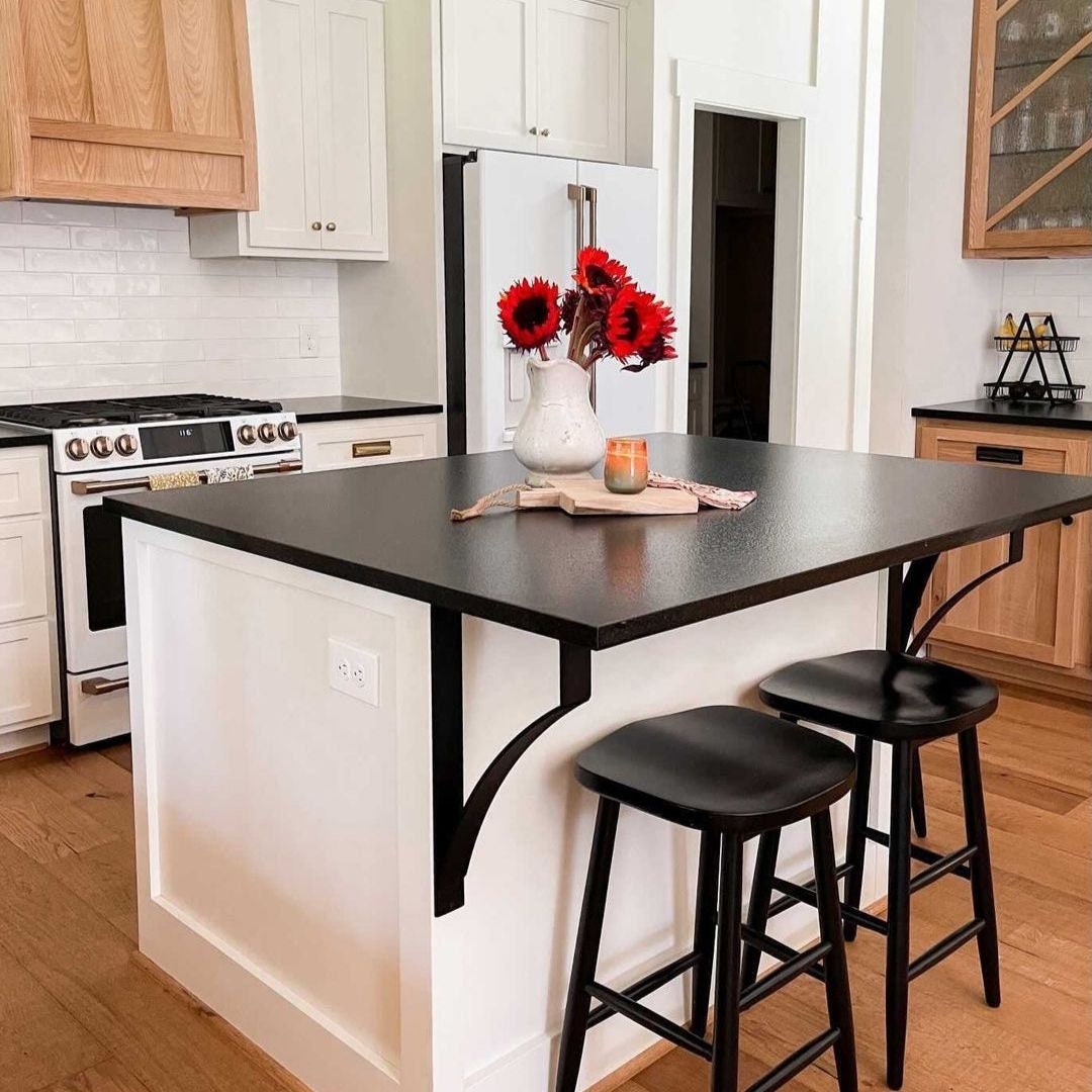 Heavy Duty Steel Countertop Bracket, Kitchen Island Support - Etsy