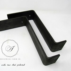 4 Inch Shelf Bracket Metal, Black Shelf Bracket With Lip, Short Shelf ...