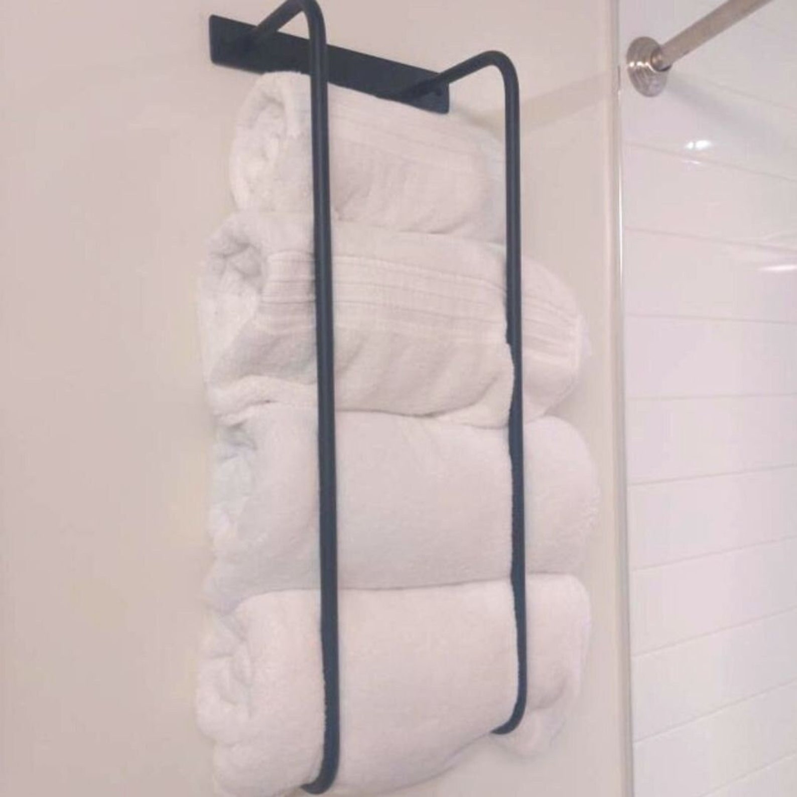 Bathroom Towel Storage Wall Storage Bathroom Decor Towel - Etsy