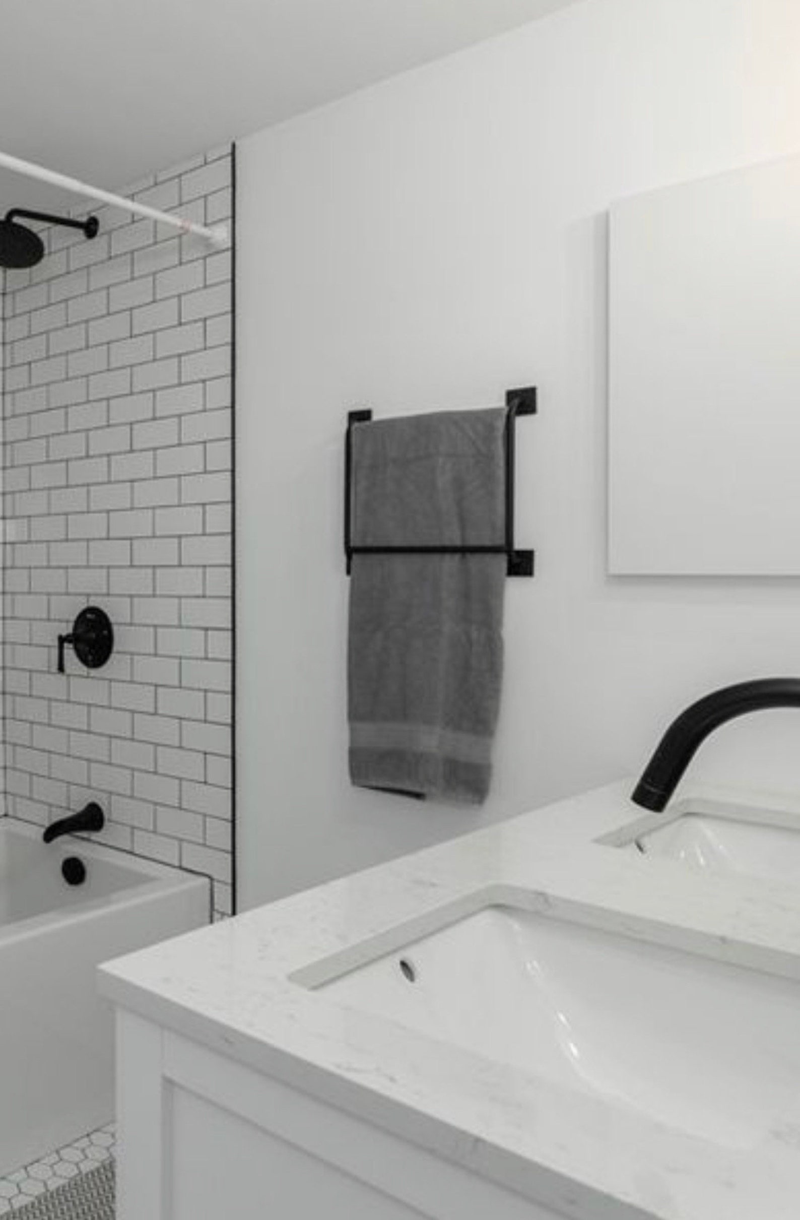 Hand Towel Holder for Wall Towel Rack for Bathroom Wall Mounted Towel ...