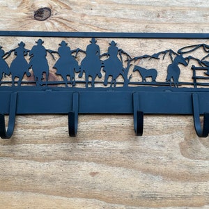 Yellowstone Decor Cowboy Coat Rack Ranch Decor Steel Western Coat ...