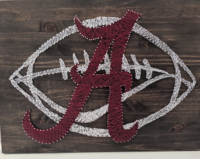 Alabama Football String Art - Etsy