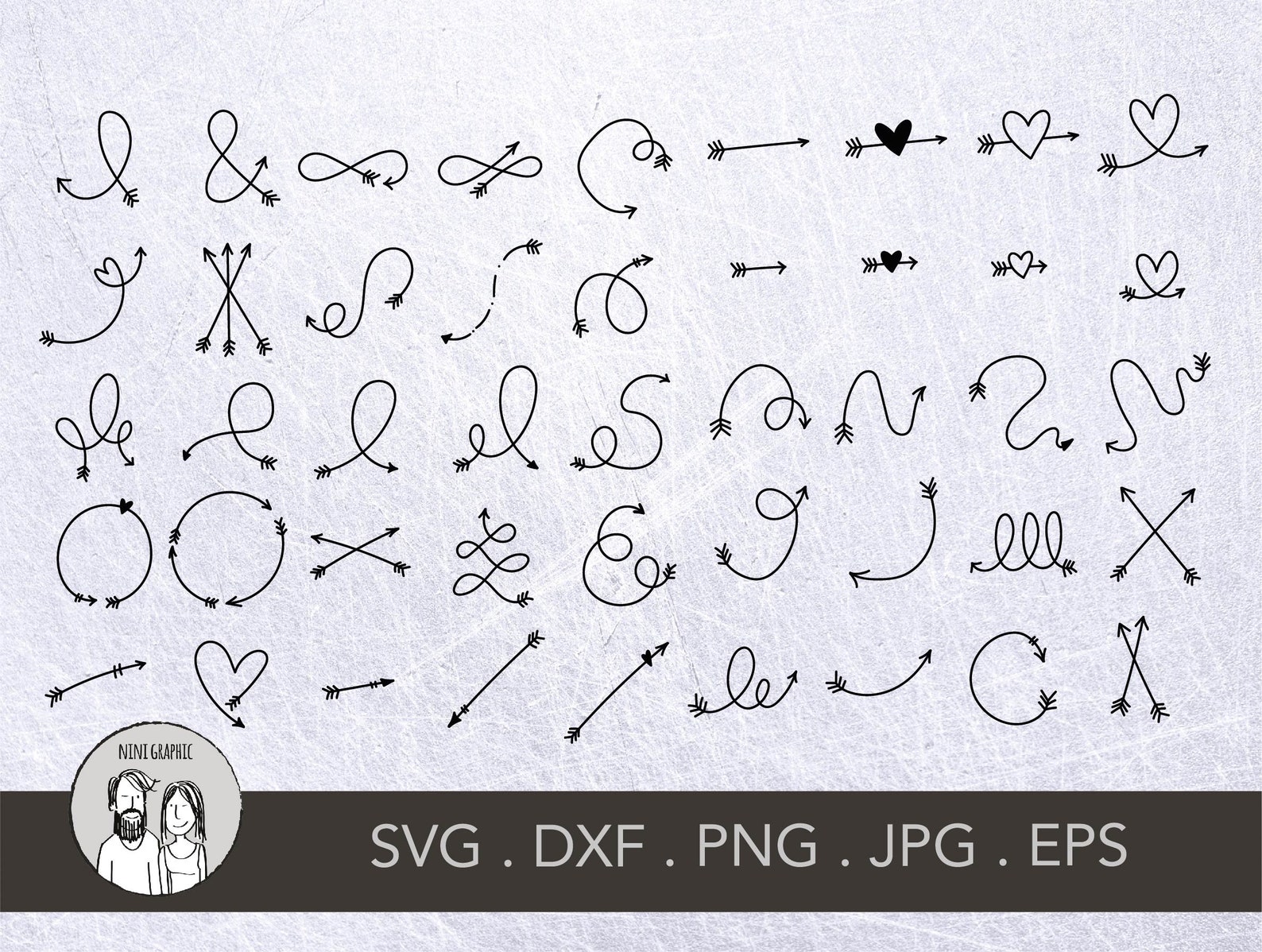 45 Arrow SVG Bundle Arrows Svg Arrow Clipart Arrow Clip Art - Etsy