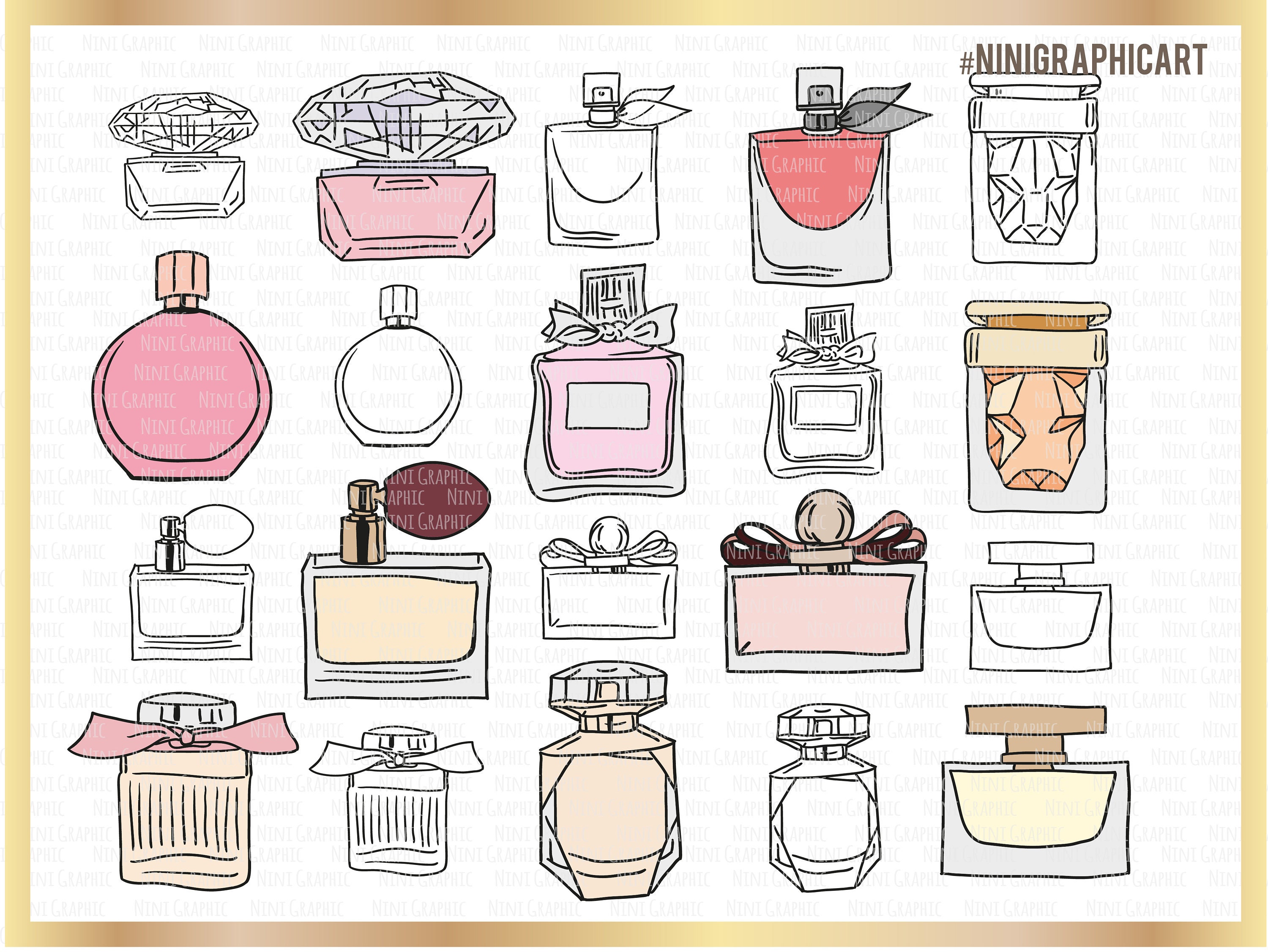 SVG Bundle Fashion Svg Perfume Svg Girl Svg Fashion Svg - Etsy