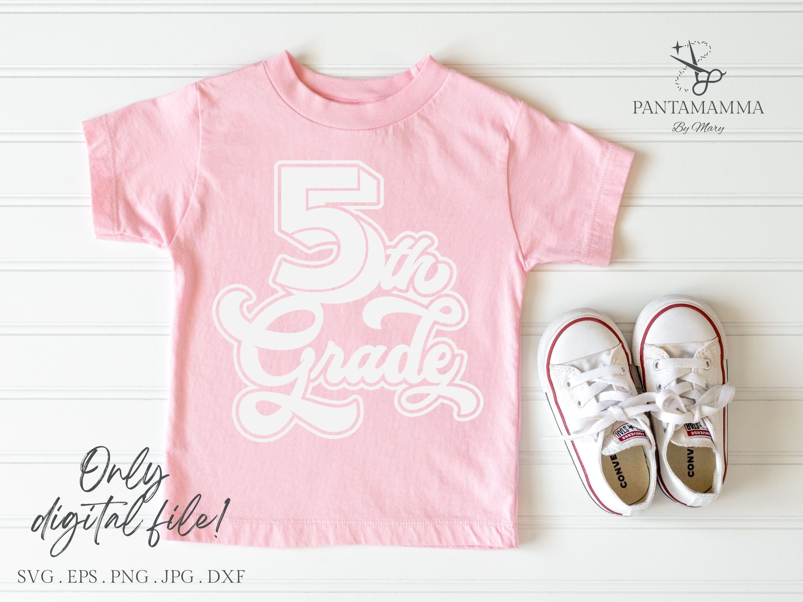 Fifth Grade Svg 5th Grade Svg Png Dxf Eps Cricut Cut File - Etsy