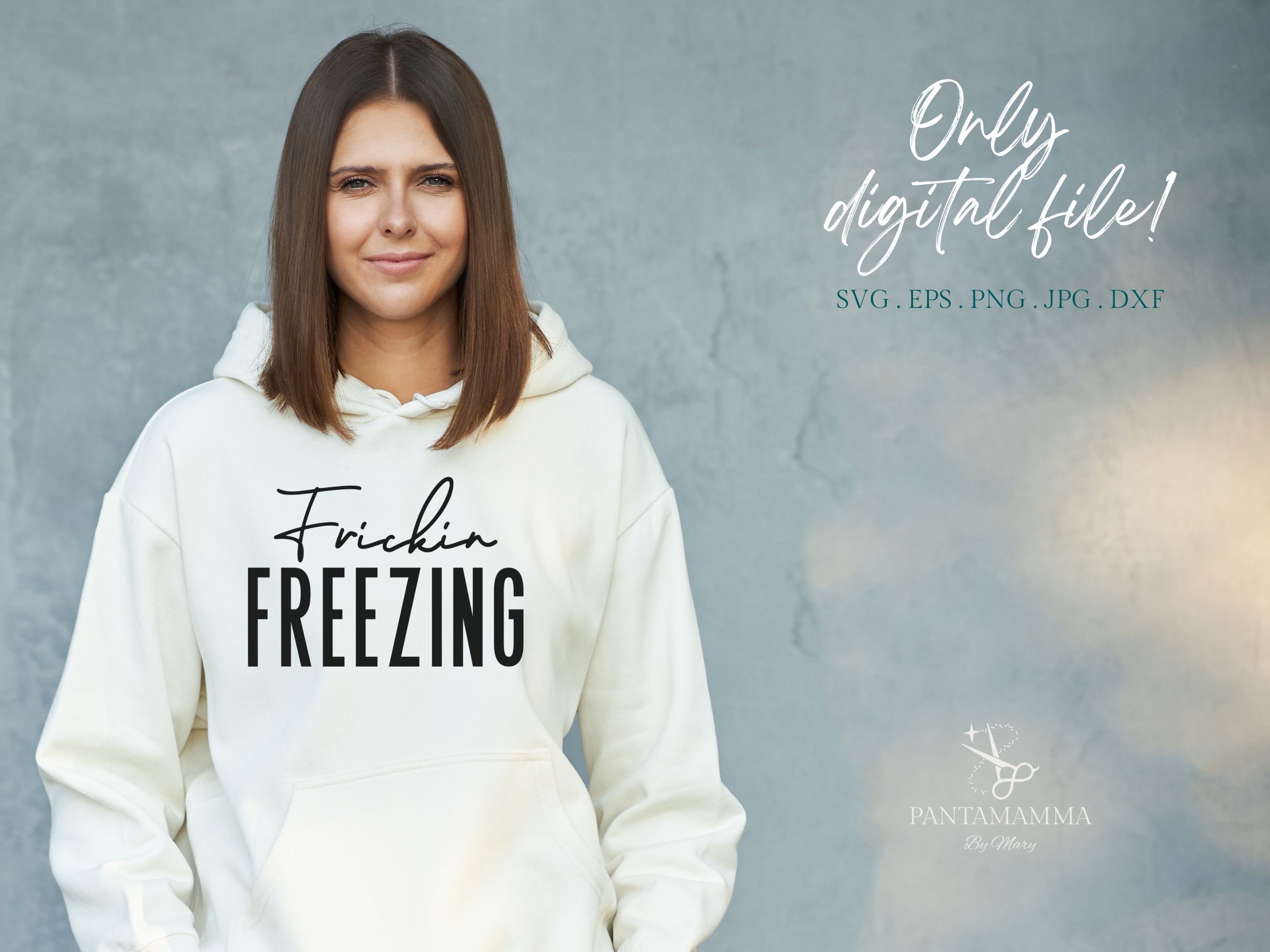Frickin Freezing Svg SVG DXF Silhouette Freezing Season - Etsy