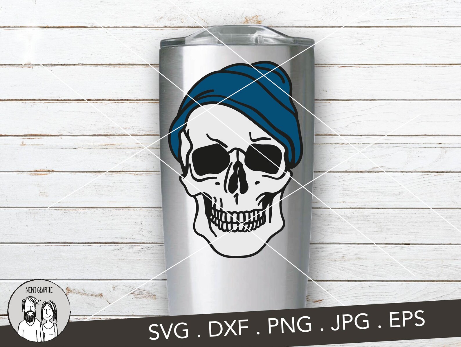 Skull Hat Svg File Skull Svg Bandana Skull Svg Skull Cut | Etsy