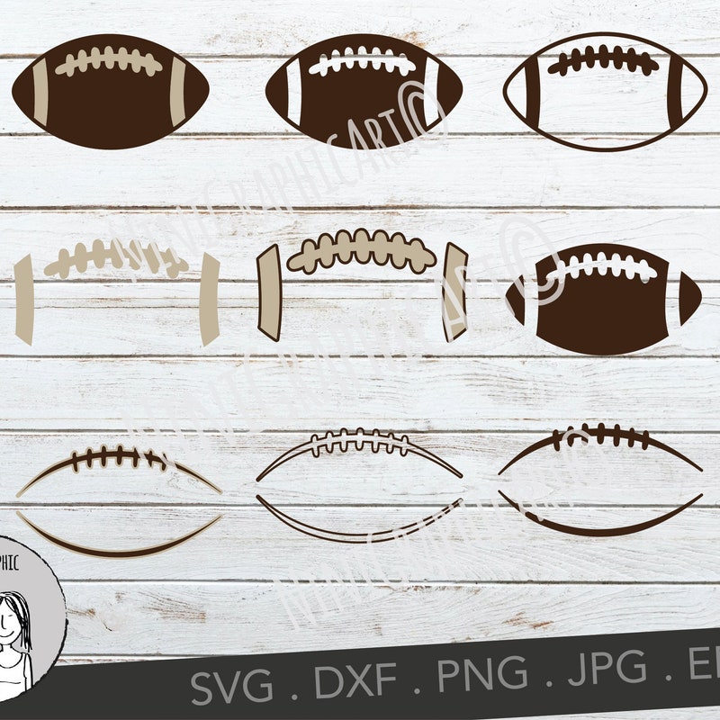 Football Outline Svg - Etsy