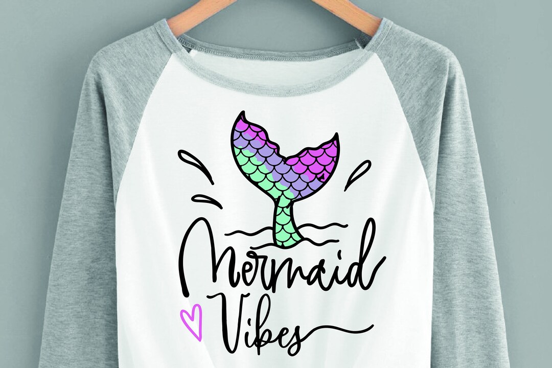 Mermaid Vibes svg, mermaid svg, summer svg, SVG sayings, mermaid shirt ...