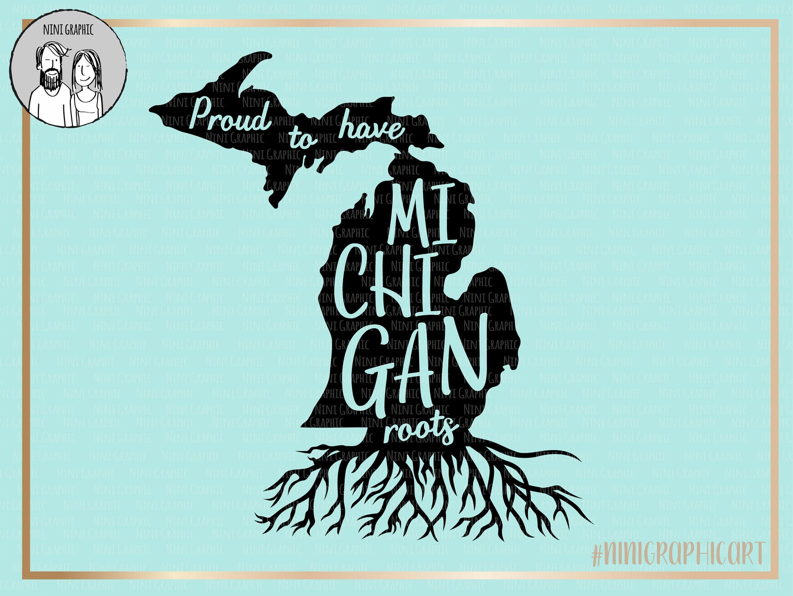 Proud to Have Michigan Roots Svg, Michigan Svg, Proud Michigan Svg ...