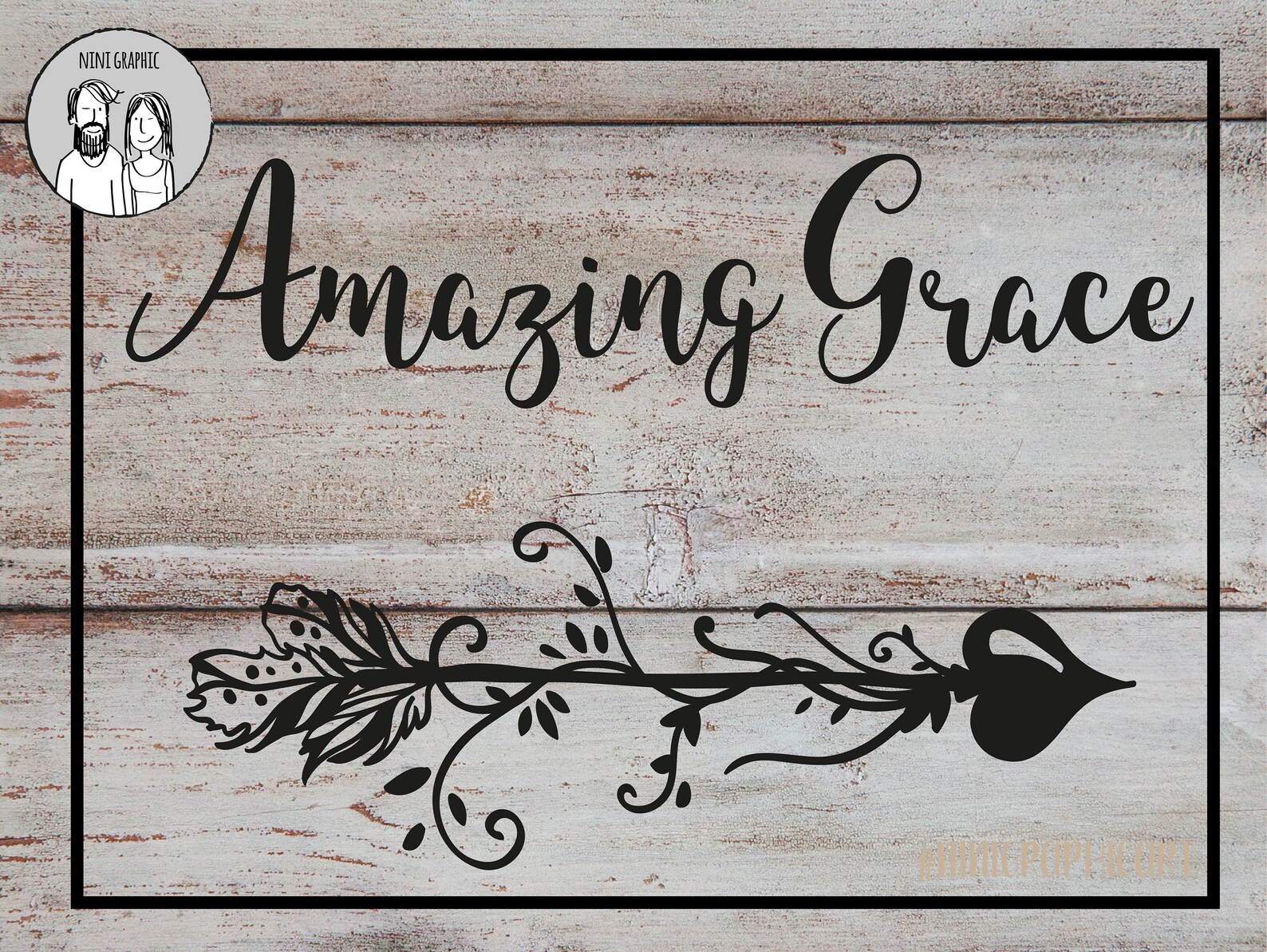 Amazing Grace Svg Christian Svg Grace Svg Blessed PNG Cut File | Etsy