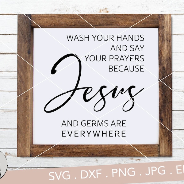Germs and Jesus Svg - Etsy
