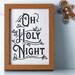 Christmas Svg, Oh Holy Night SVG, PNG, DXF, Winter Svg, Cricut and ...