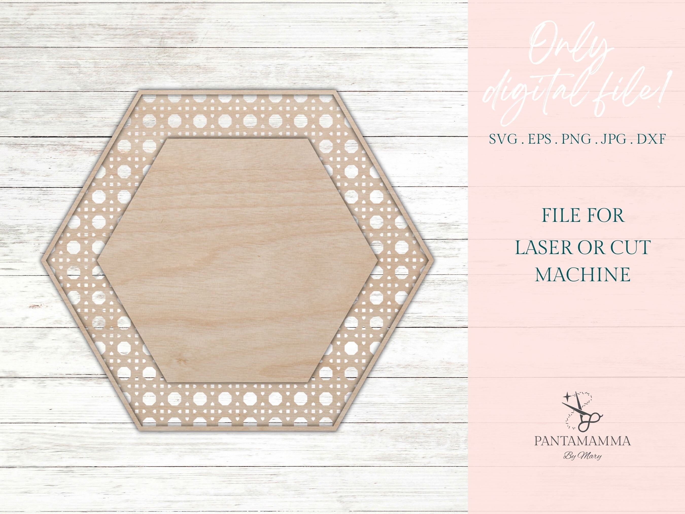 SVG Cut and Laser Rattan Pattern for Laser and Cut Machine - Etsy Australia