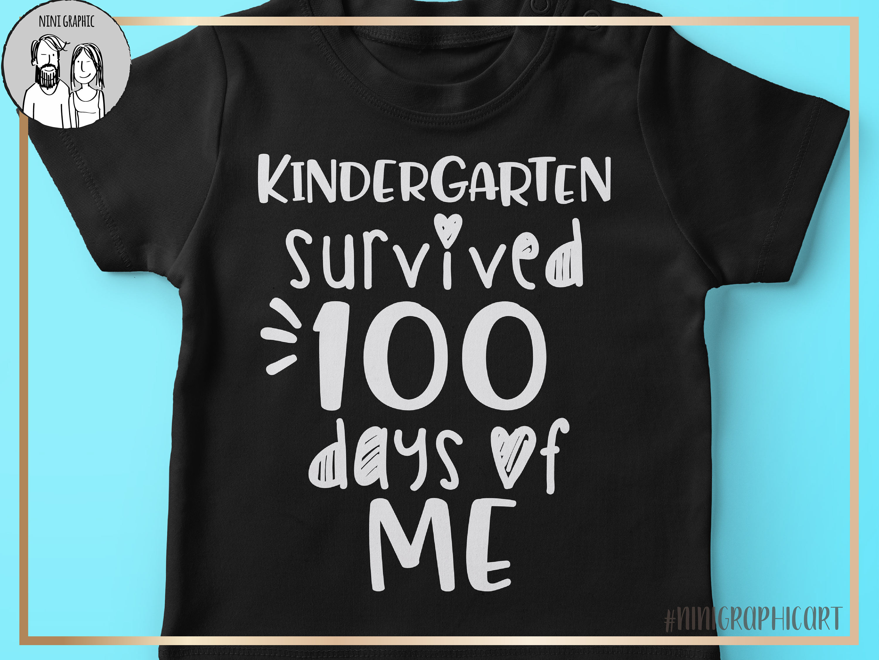 100 days of school svg kindergarten svg 100 days of school | Etsy