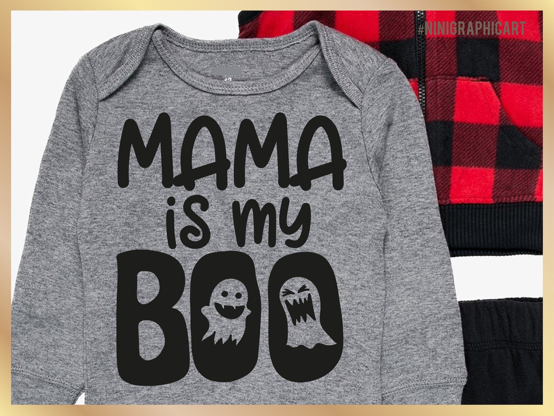 Halloween Svg Mama is My Boo Svg Boo Svg My First Halloween - Etsy