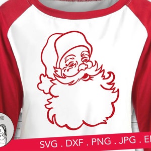Christmas Svg Vintage Santa Claus SVG Cut File. A Christmas SVG With ...