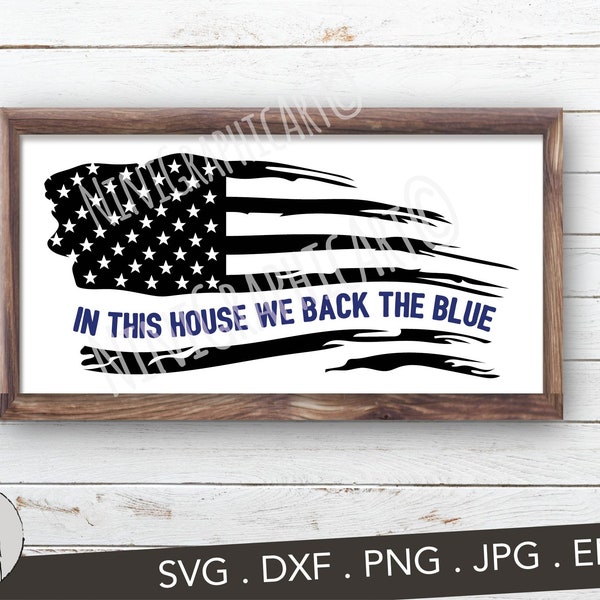 We Back the Blue Flag - Etsy
