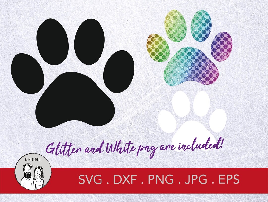 Paw Print SVG, Paw SVG, Dog Paw SVG, Cat Paw Svg, Pet Svg Digital Cut ...