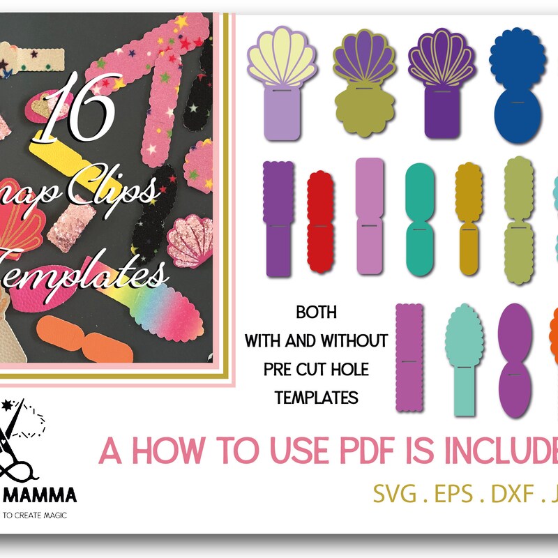 Snap Clips Svg - Etsy