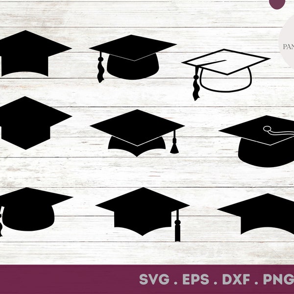 Graduation Hat Svg - Etsy