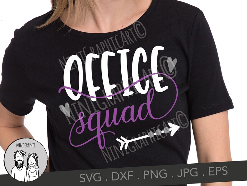 Office Svg Office Squad Svg Work Svg Dxf Silhouette Cameo | Etsy