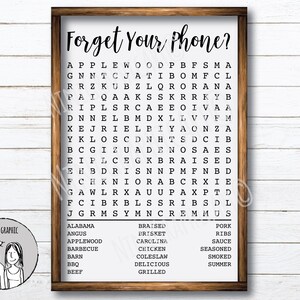 PERSONALIZED Word Search Svg, Png, Dxf, Jpg, Eps, Pdf - Etsy