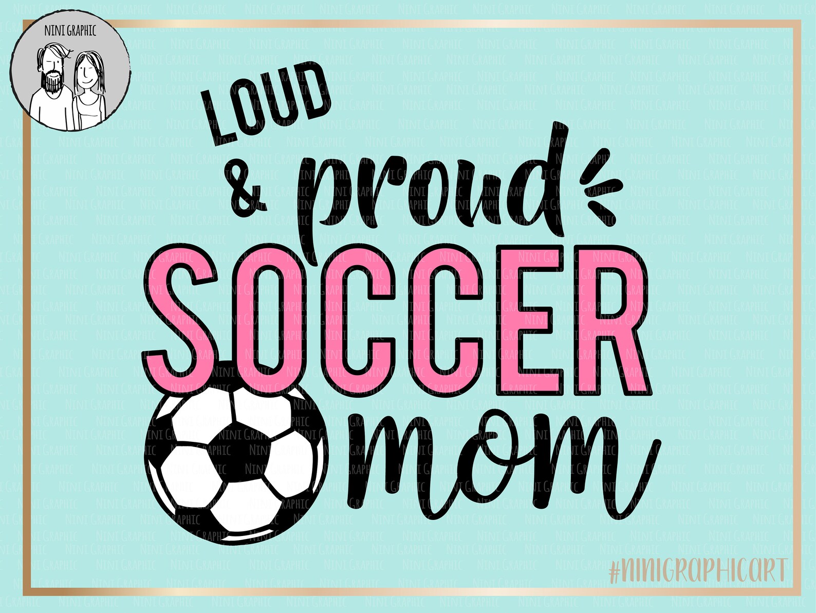 Loud And Proud Soccer Mom Svg Soccer Mom Svg Soccer Svg Etsy