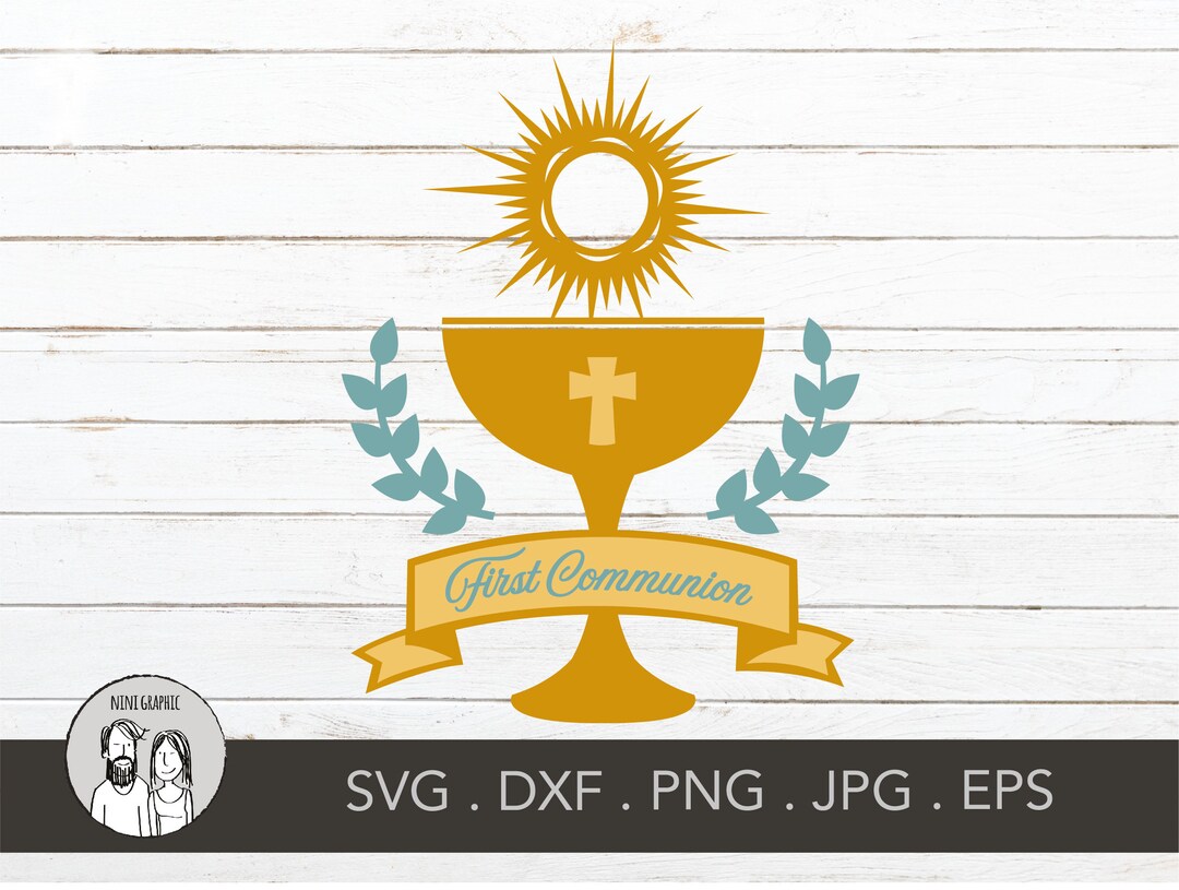 Christian Svg, First Communion SVG, First Holy Communion Svg, Christian ...