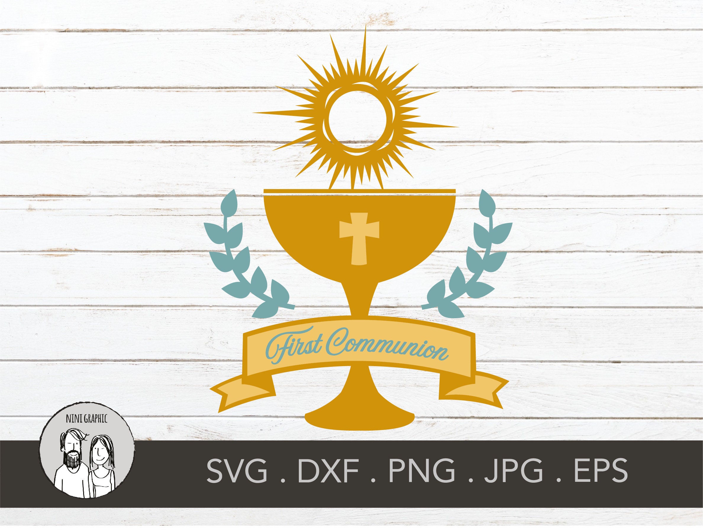 Christian Svg First Communion SVG First Holy Communion Svg - Etsy Canada