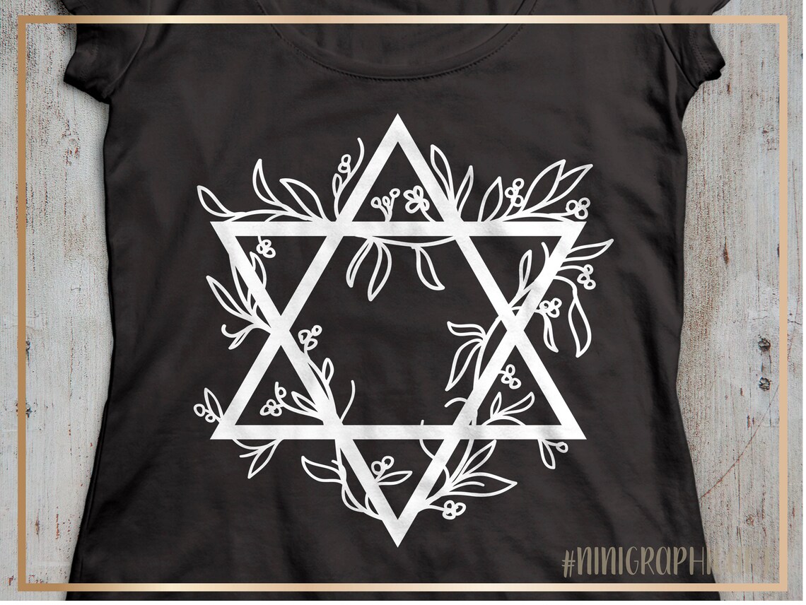 Star of David Shield of David Svg Magen David Svg Svg Dxf | Etsy