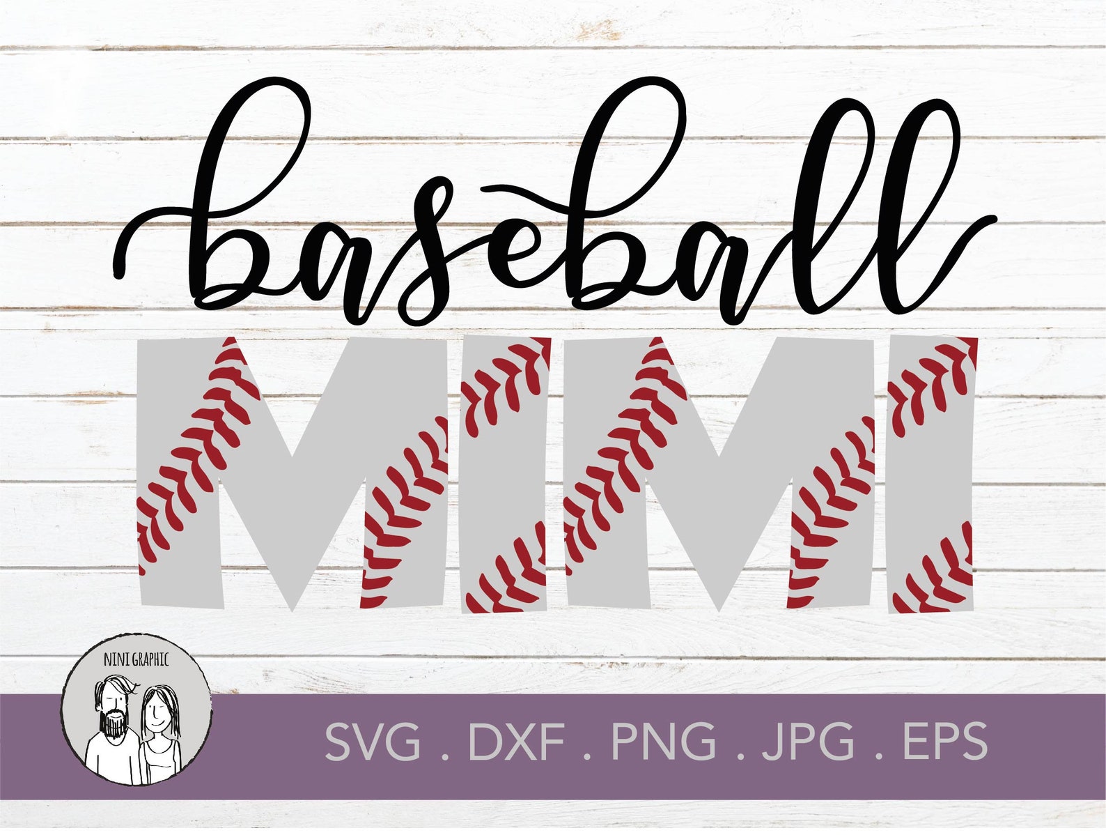 Baseball MIMI Svg Baseball Mimi SVG Baseball SVG Baseball - Etsy