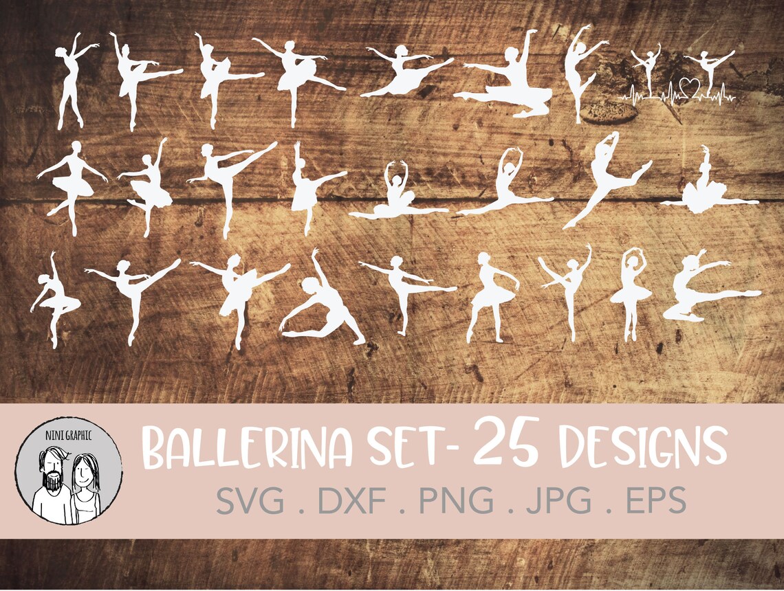 Ballet Ballerina Svg Bundle Ballet Svg Dance Mom Svg - Etsy